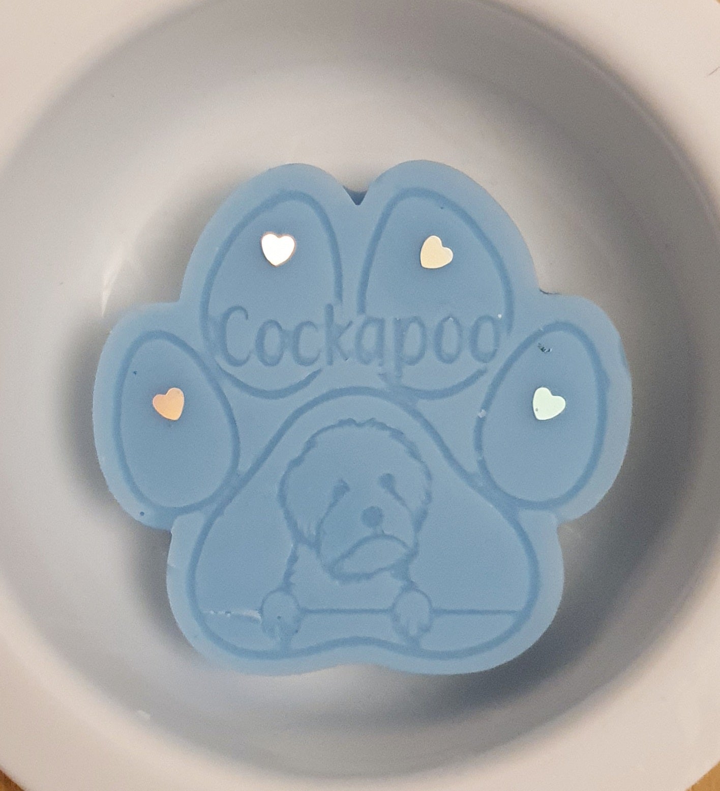 Cockapoo Paw Wax Melt – wagging-wax-melt's